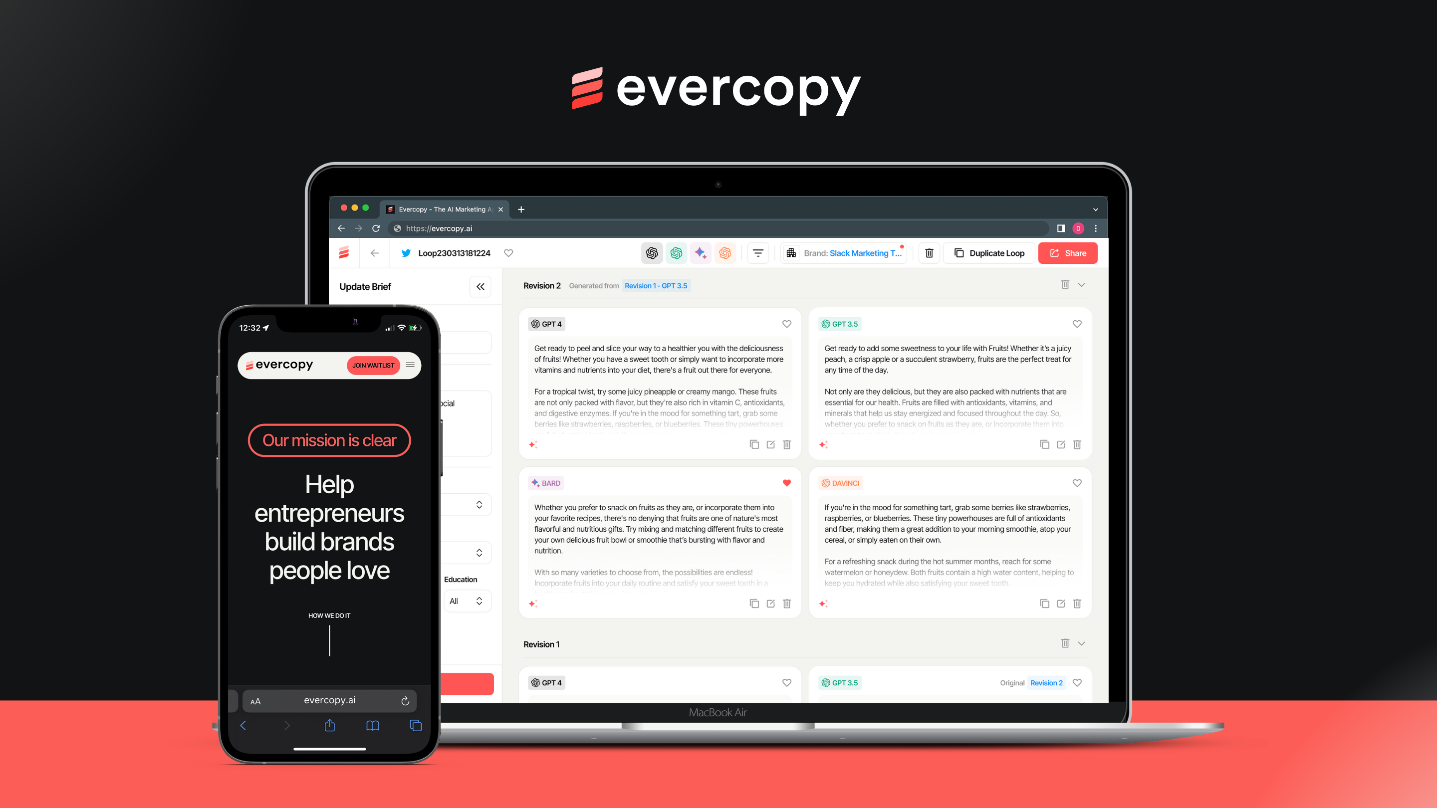 Evercopy - AI Marketing Content Platform